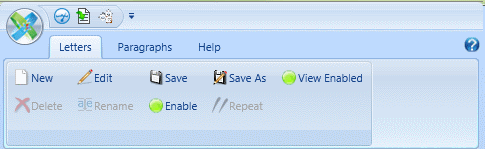 Navigating the Correspondence Manager Window